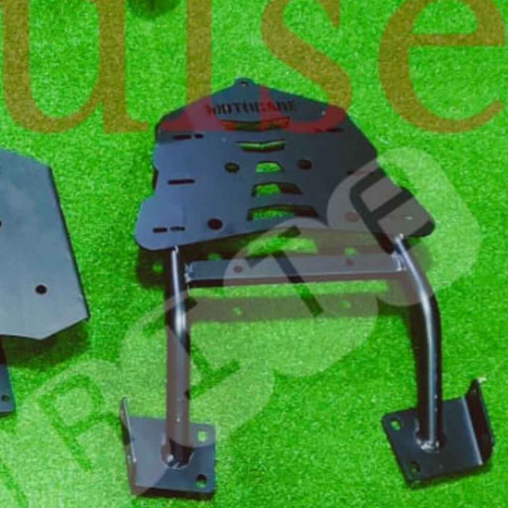 X pulse carrier with plate – Favourite Care and Bike