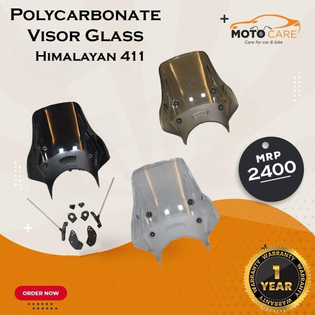 Himalayan Polycarbonate Visor Glass – Favourite Care and Bike